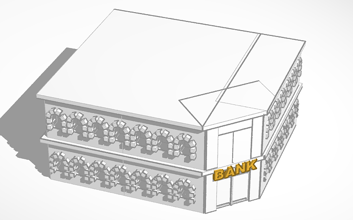 3D design Bank hand made - Tinkercad