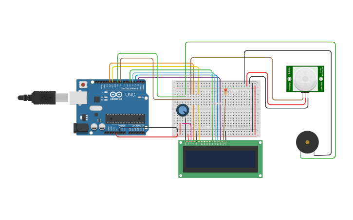 Circuit design RAD CW Arduino test | Tinkercad Circuit design RAD CW Arduino test | Tinkercad