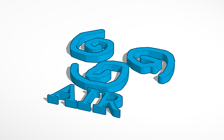 3D design Avatar Air Symbol | Tinkercad