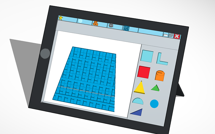 3D design tablet - Tinkercad
