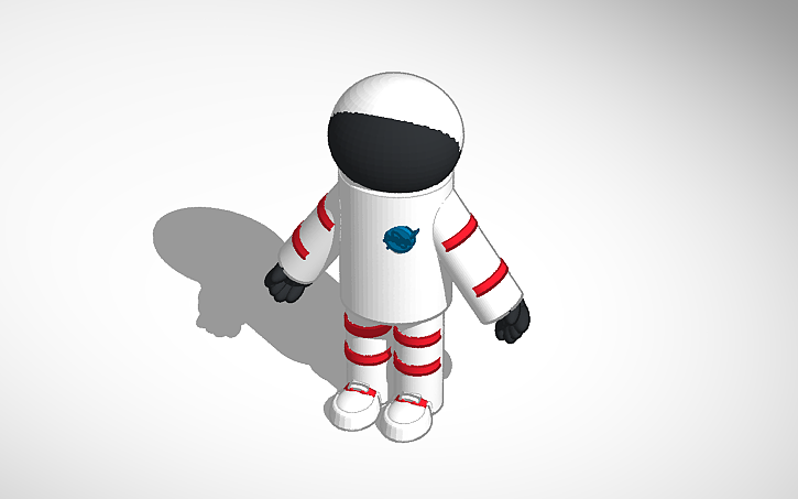 3D design Astronaut - Tinkercad