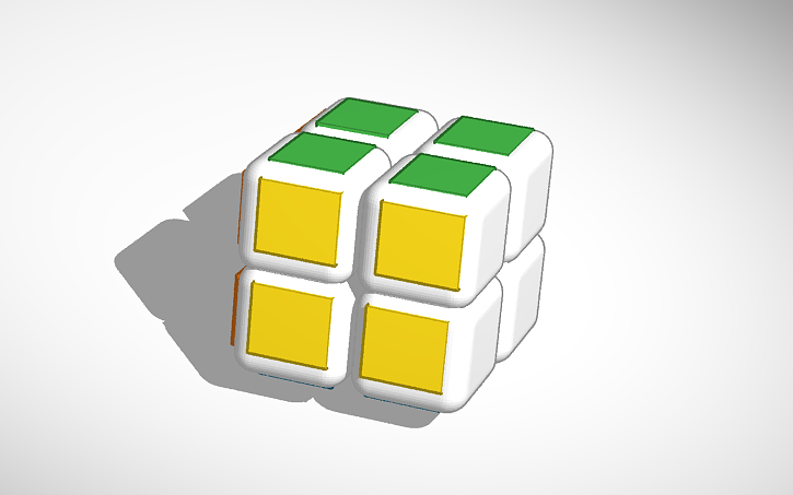 3D design Rubix Cube - Tinkercad