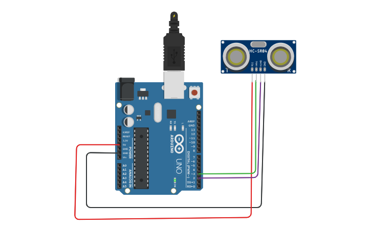 Circuit design მართკუთხა პარალელეპიპედი - Tinkercad