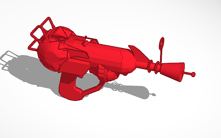 3D design ray gun | Tinkercad