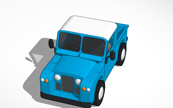 3D design 1958 Land Rover Series 3 - Tinkercad