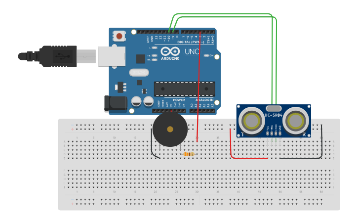 Circuit design 1 led | Tinkercad