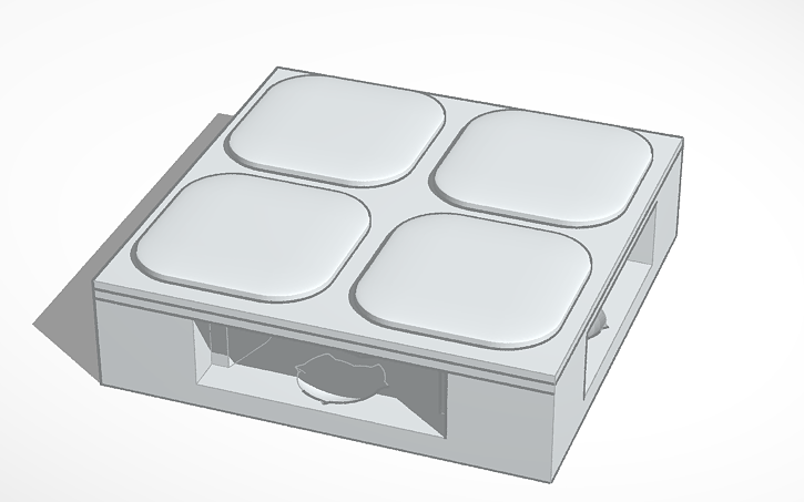 3D design basic mag tile | Tinkercad