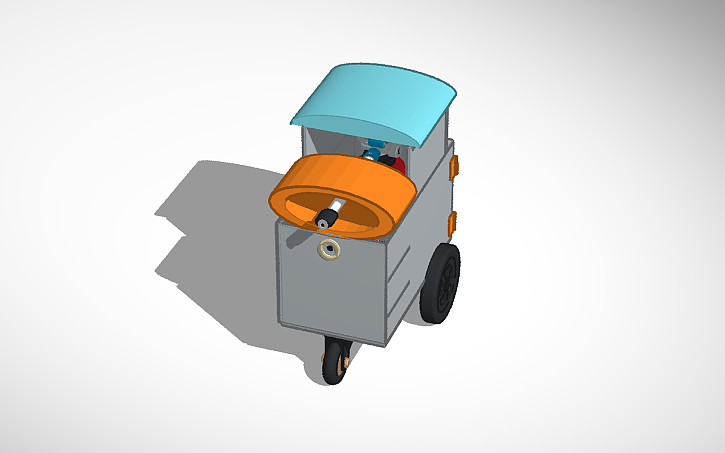 3D design firefighting robot prototype - Tinkercad