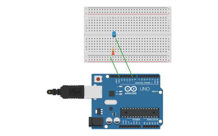 Circuit design Fade - Tinkercad