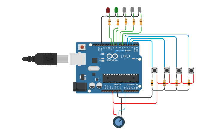 Circuit design Toaster Controller - Tinkercad