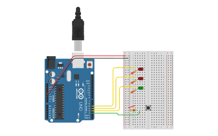 Circuit design Practica_2_Arduino - Tinkercad