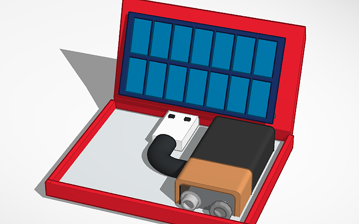 3D design Solar Panel - Tinkercad
