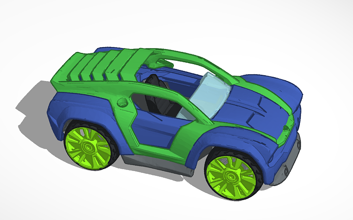 3D design Modarri Muscle Car parts assembly - Tinkercad