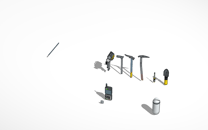 3D design Random Tools - Tinkercad