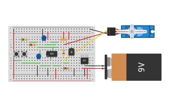 Circuit Design 555 Tinkercad