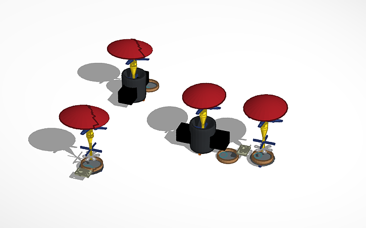 3D design The 360 Degrees Simultaneous Air Cooler - Tinkercad