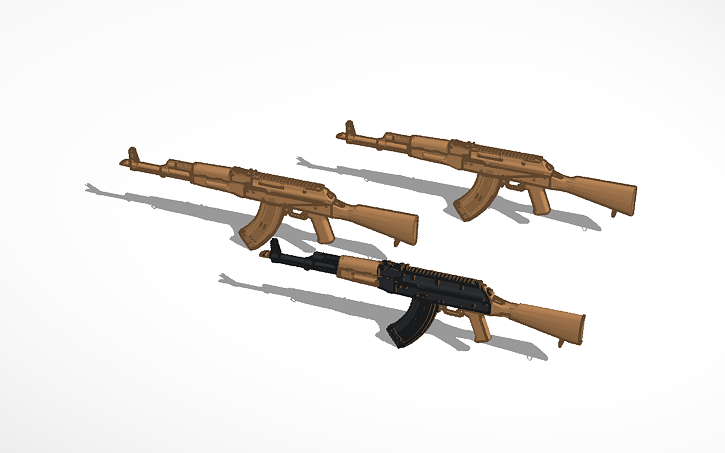 3D design AKM - Tinkercad
