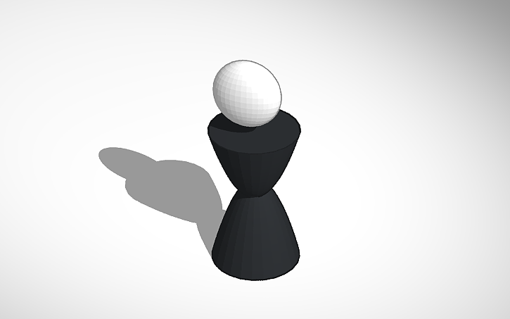 3d Design шахова фігура Tinkercad