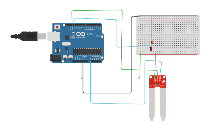 Circuit design presentation circuit diagram - Tinkercad