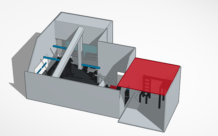 3D design Gym Oro - Tinkercad