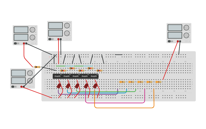 Circuit design Lab 07-3 - Tinkercad