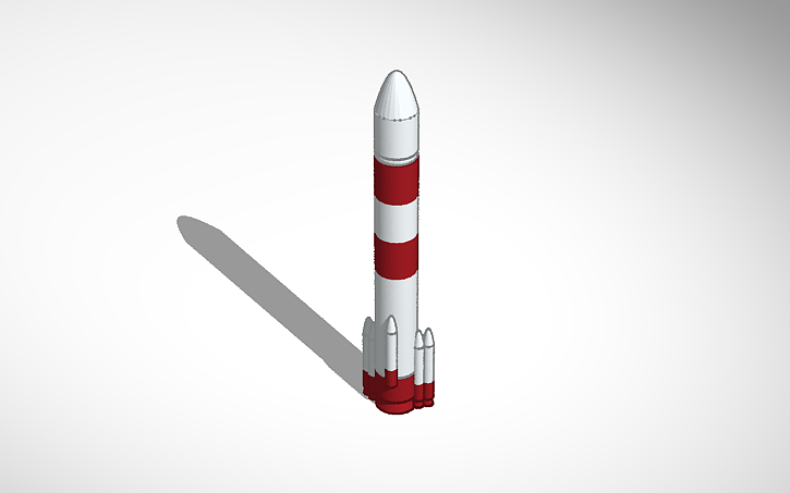 3D design PSLV - Tinkercad