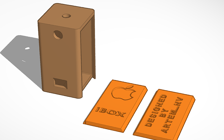 3D design box mod v2.0 - Tinkercad