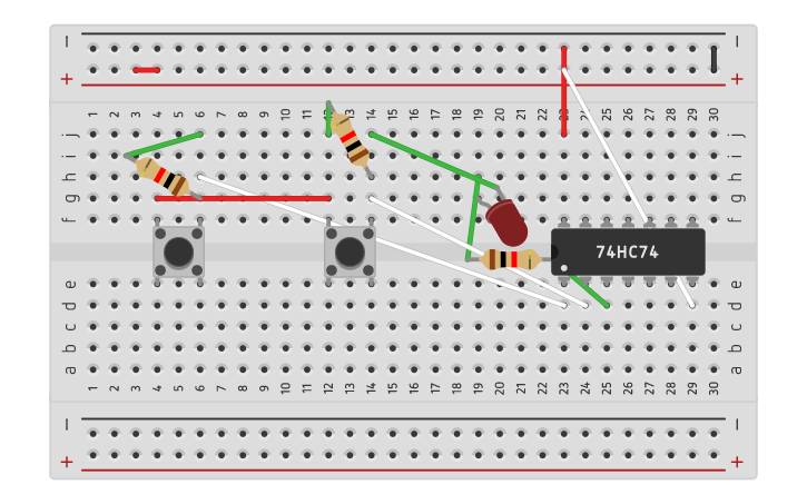 Circuit design or gate circuit | Tinkercad
