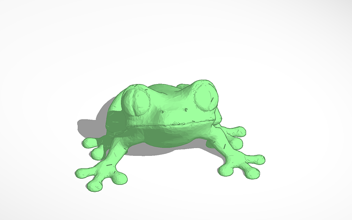 3D design Leapfrog tutorial frog - Tinkercad