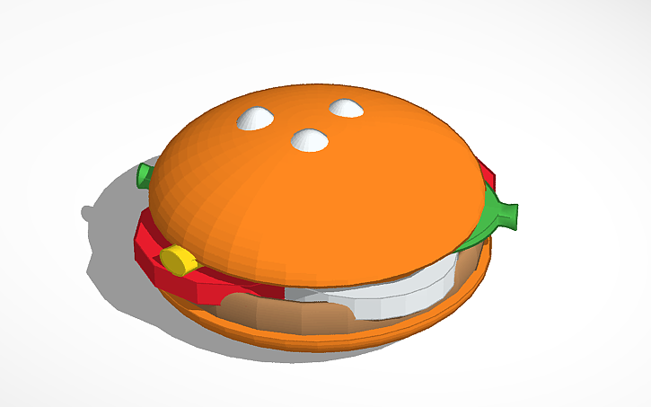 3D design Бургер | Tinkercad