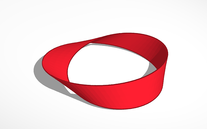 3D design Mobius Strip - Tinkercad