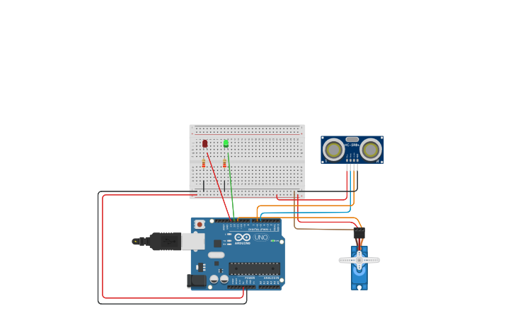 Circuit design Barrera Parking_ - Tinkercad