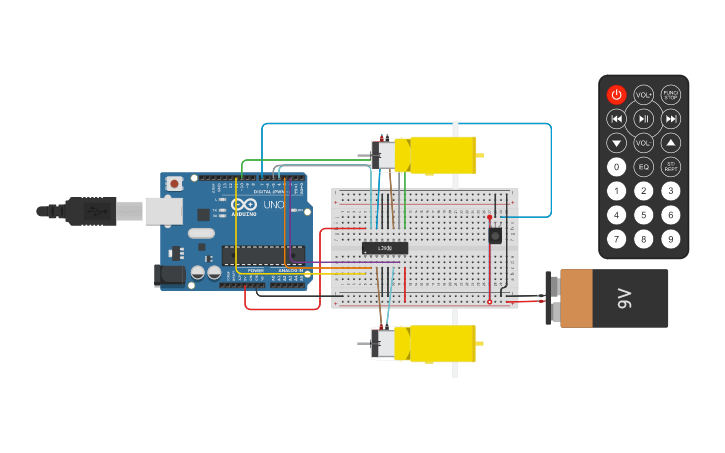 Circuit design Trabalho 1 | Tinkercad