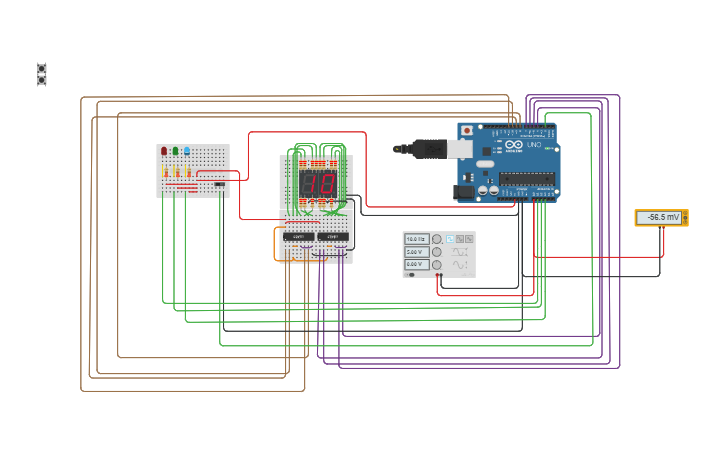 Circuit design ENGN 3213_u6871471_u6085981_microcontroller assignment | Tinkercad