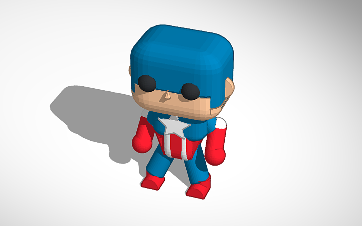 3D design Superman - Tinkercad