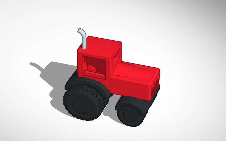 3D design Tractor - Tinkercad