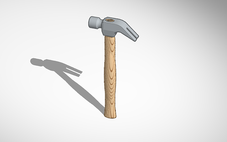 3D design Claw Hammer - Tinkercad