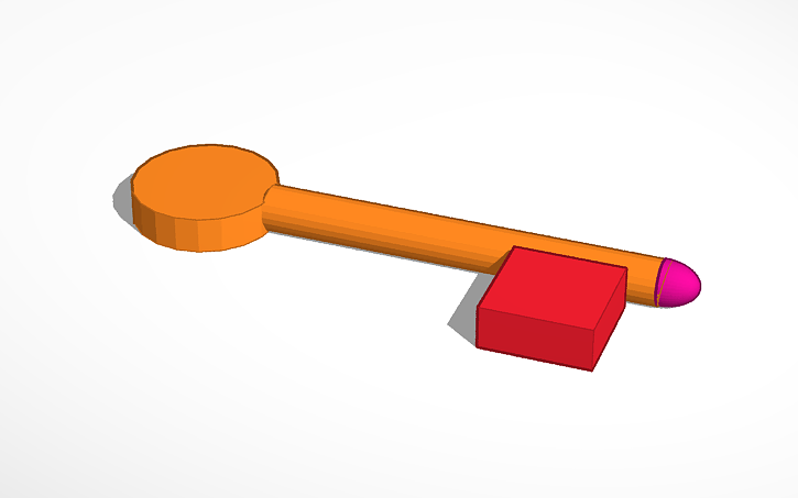3D design Clef de base | Tinkercad