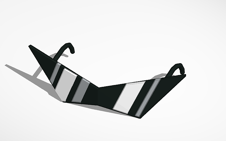 3D design Roblox Badass Shades - Tinkercad