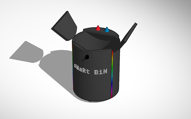 3D design sMaRt BiN opening - Tinkercad