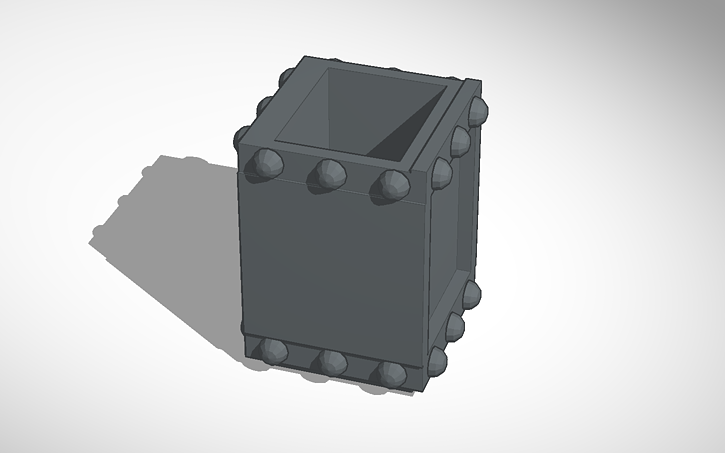 3D design Metal Box - Tinkercad