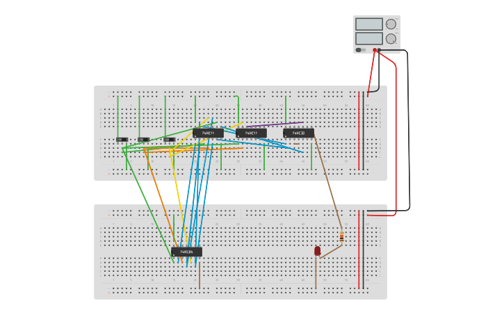 Circuit design POS - Tinkercad