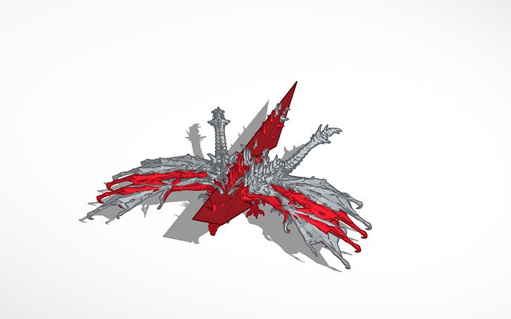 3D design Copy of tanky weird dragon | Tinkercad