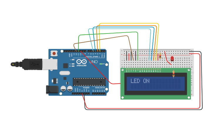 Circuit design Dean Cavanna Arduino Display - Tinkercad