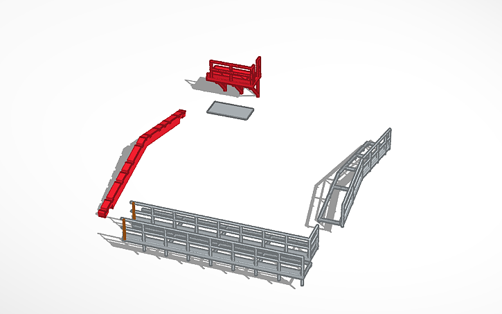 3D design Raised Platform - Tinkercad