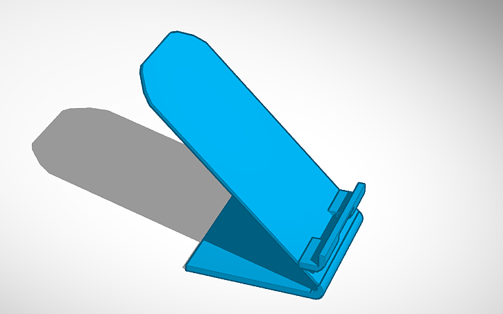 3D design Suport mobil - Tinkercad