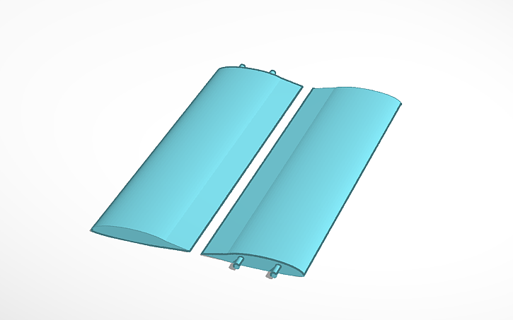 3D design Airfoil - Tinkercad