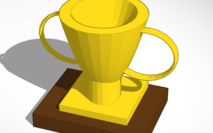 3D design trophy | Tinkercad