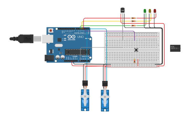 Circuit design AIC III Fogão - Tinkercad