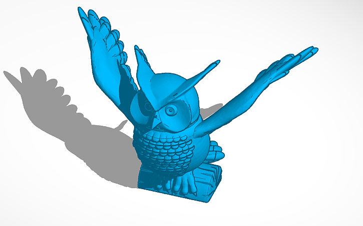 3D design Remix of that classic Owl design - Tinkercad